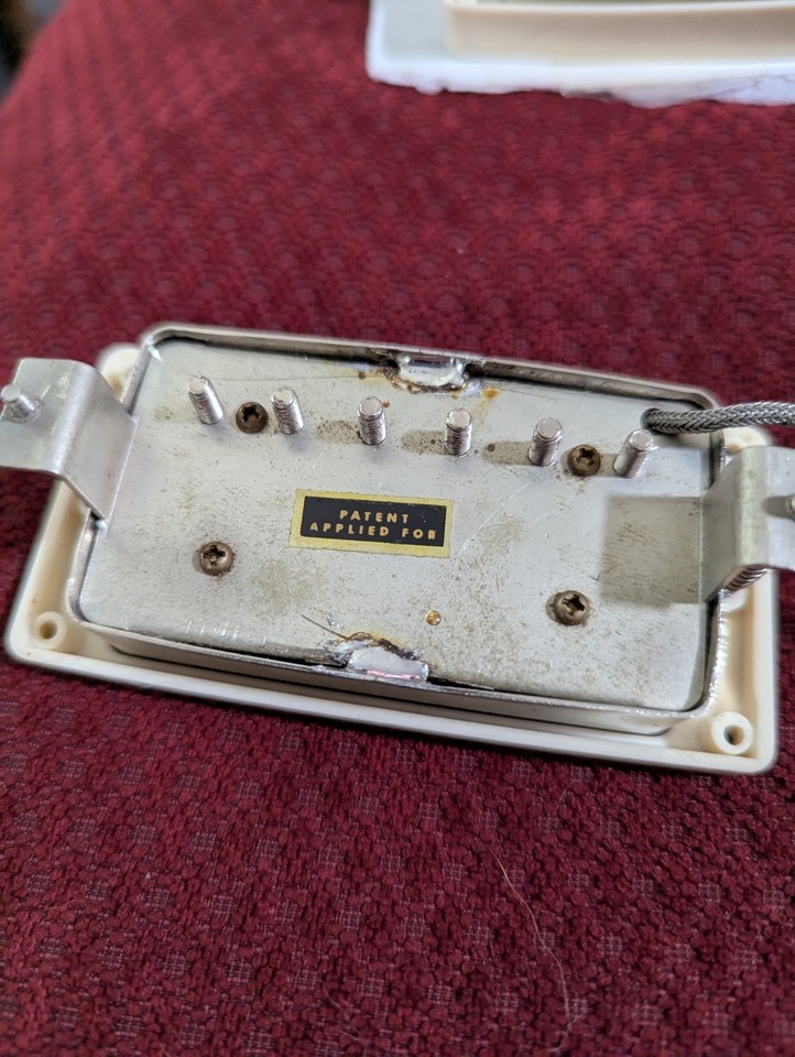 Wizz PAF Clone Humbucker Pickups With M69 Rings- 1958, 1959 - nickel ...