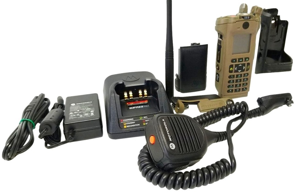 Motorola SRX 2200 Combat Military Two Way Radio VHF 136-174 MHz P25 ...
