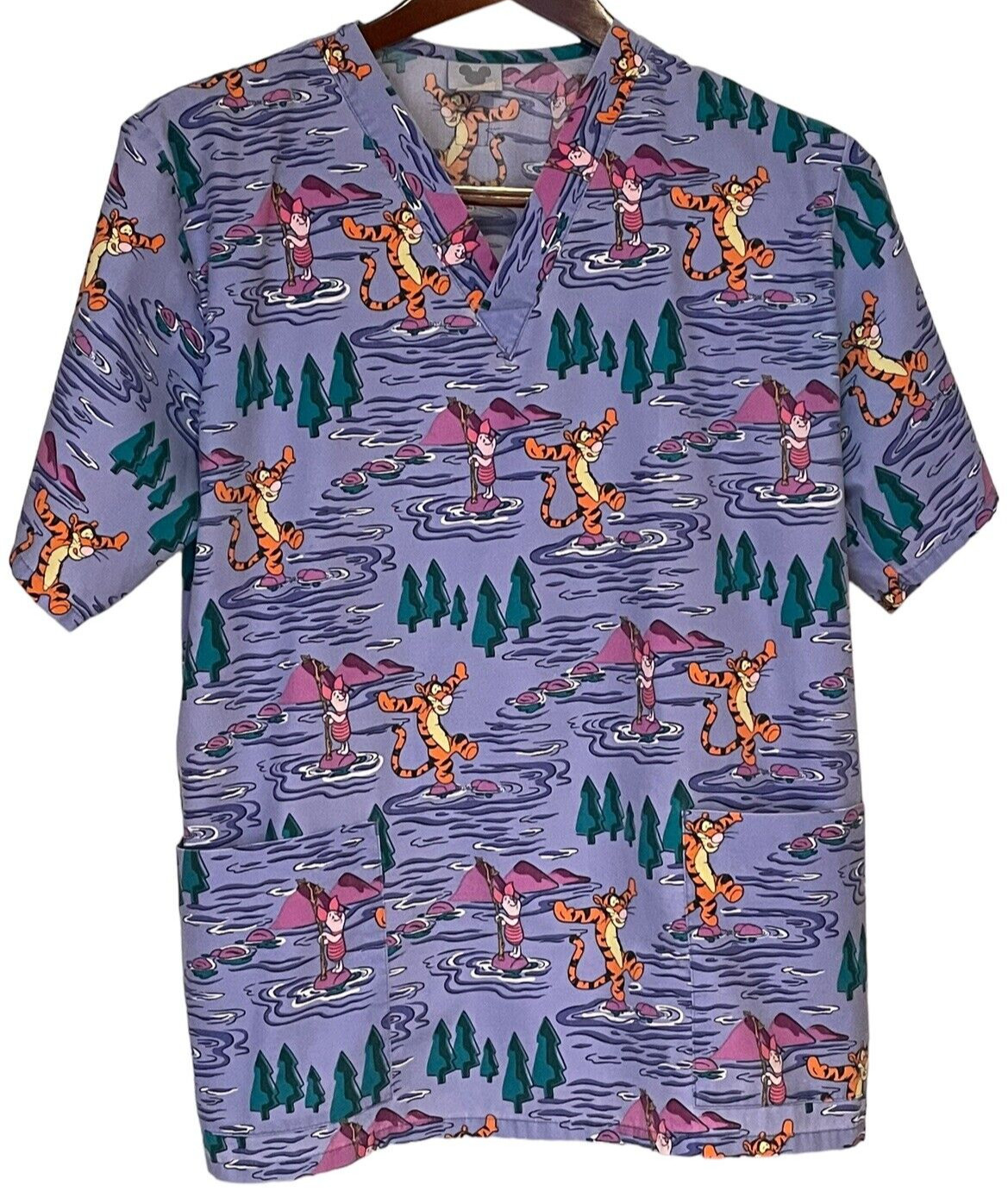 Official Disney Tigger and Piglet Medical/Vet Scrub T… - Gem