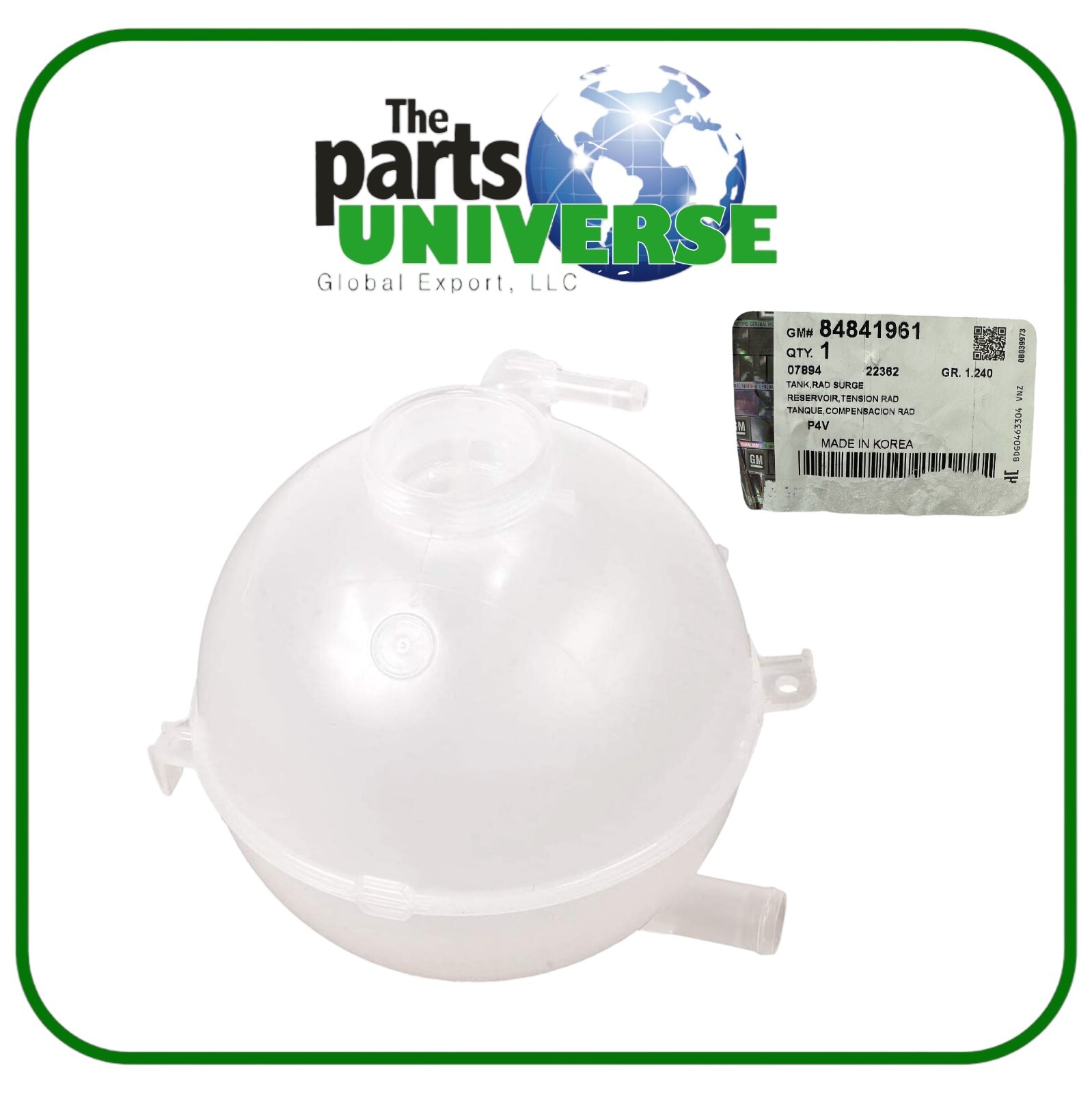 Genuine Radiator Coolant Overflow Tank Reservoir Recovery Bottle ...