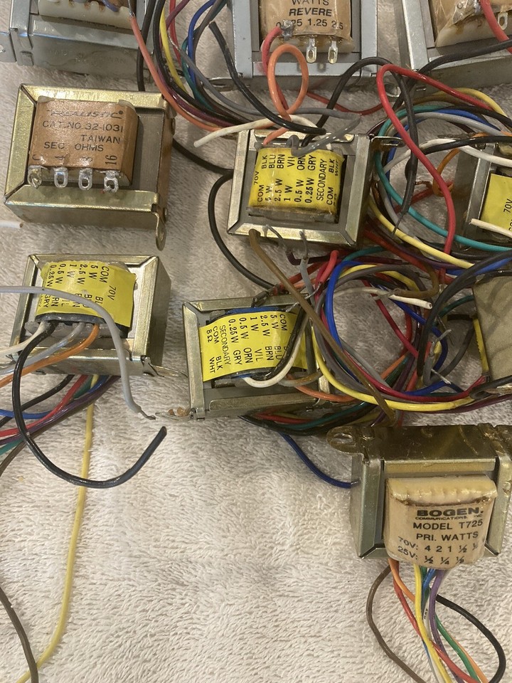 70V Line Matching transformers for PA or Background Music Systems | eBay