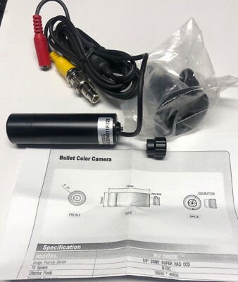 WEATHERPROOF 540 TV Color Bullet Camera SONY CCD Lens CCTV OSD Mirror ...
