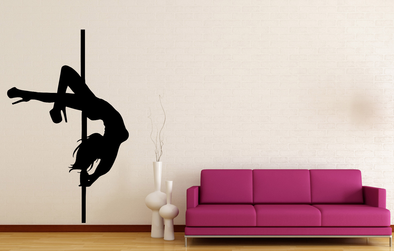 Vinyl Decal Wall Sticker Stripper Striptease Pole Dance Hot Decor M644