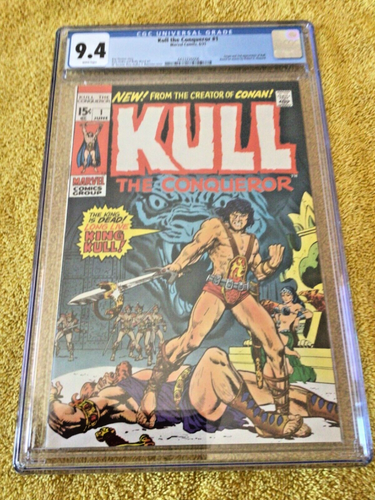 Kull The Conqueror #1 CGC 9.4 White Pages Marvel Comics 6/71 | eBay