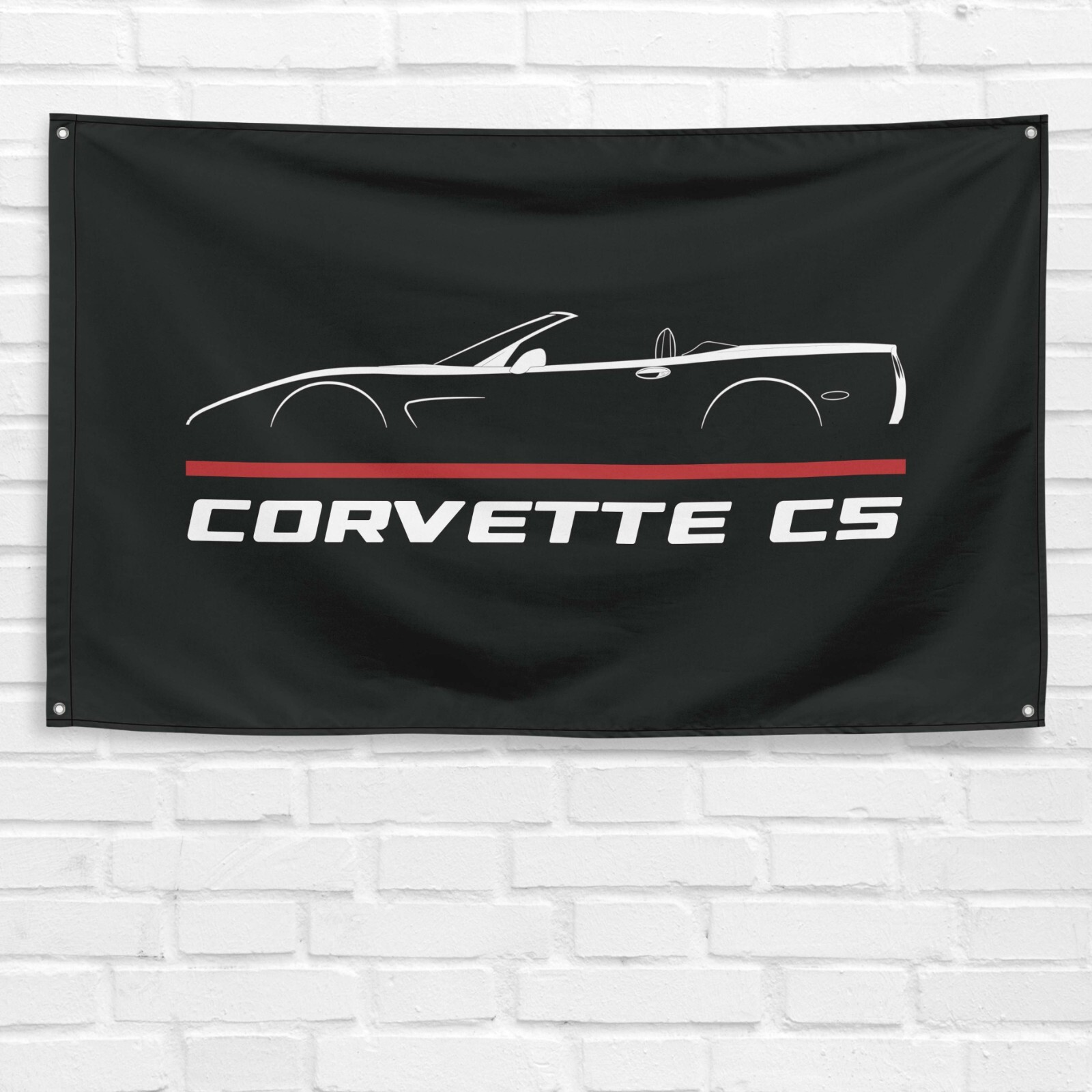 For Chevrolet Corvette C5 Convertible 1997-2004 Enthusiast 3x5 ft Flag ...