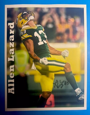 Allen Lazard Autographed 9” x 12” Photo Paper Print; New York Jets ...