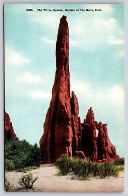 The Three Graces, Gardens Of The Gods, Colorado Vintage Postcard | eBay