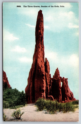 The Three Graces, Gardens Of The Gods, Colorado Vintage Postcard | eBay