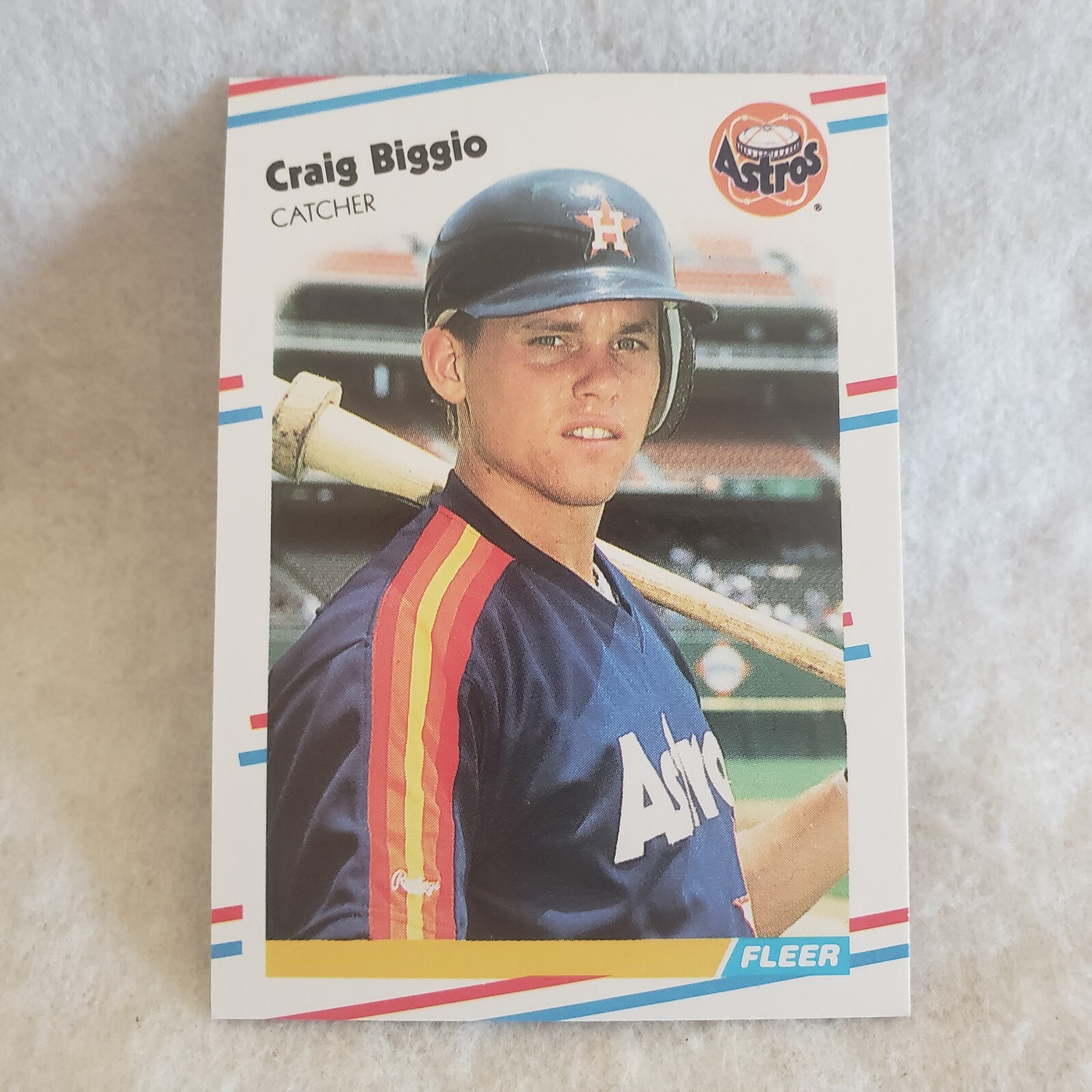 1988 Fleer Update Craig Biggio Rookie Card | eBay