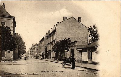 CPA ROANNE Rue Gambetta (339359) | eBay