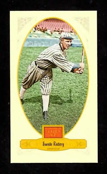 Swede Risberg 2012 Panini Golden Age Mini Broadleaf Brown Ink #14 ...