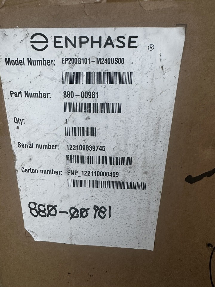 Enphase Enpower EP200G101-M240US00 System Controller Smart Switch | eBay