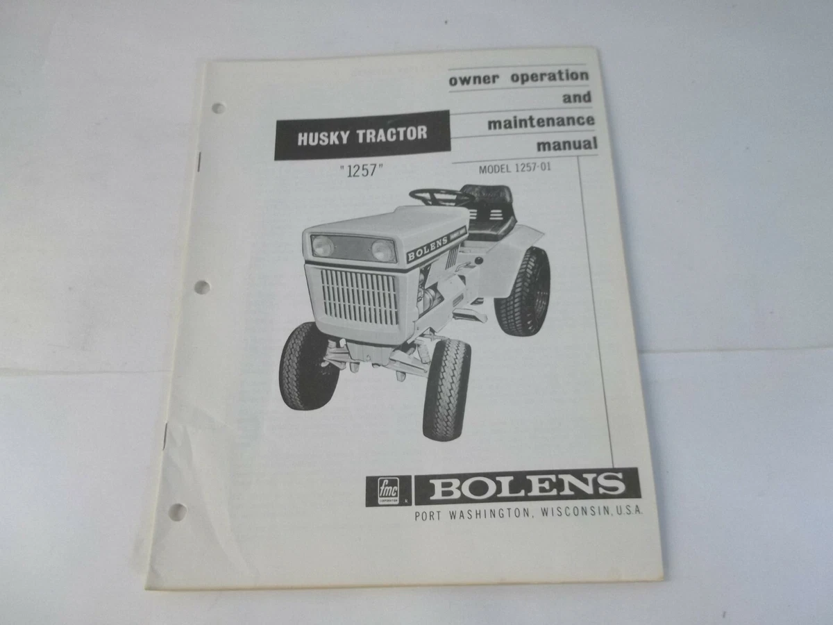 Bolens Tractor Ebay