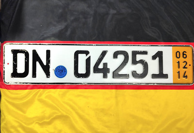 Germany German Temporary License Plate - Düren - Nordrhein-Westfalen | eBay
