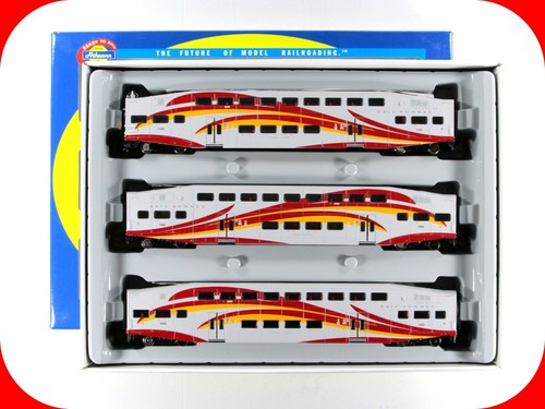 HO Scale *NEW MEXICO RAIL RUNNER* Bombardier Set #1102,1002,1003 ...