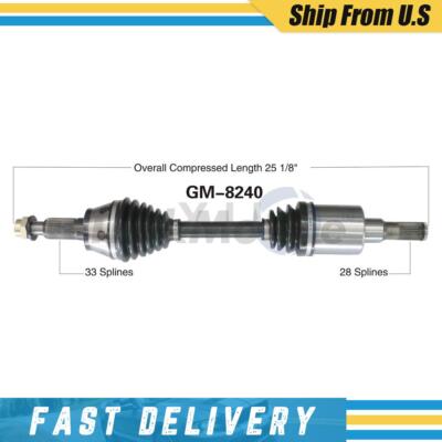 Front Right Passenger CV Axle Joint Shaft For 2006 2007 2008 2009 2010 ...
