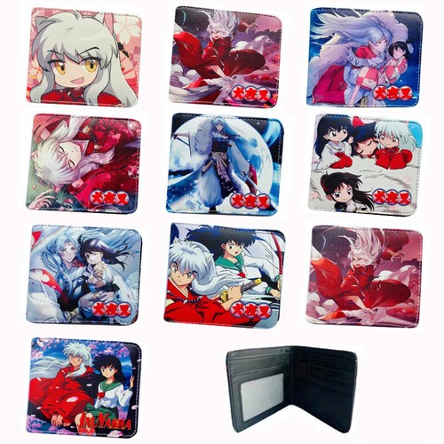 Anime Inuyasha Wallet Cartoon Bifold Purse Money Clip Card Holer ...