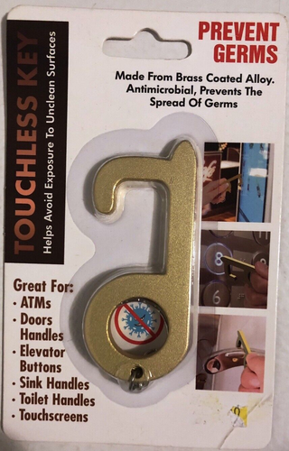 TOUCHLESS KEY - Prevent and Protect from Germs Antimicrobial PPE Safety ...