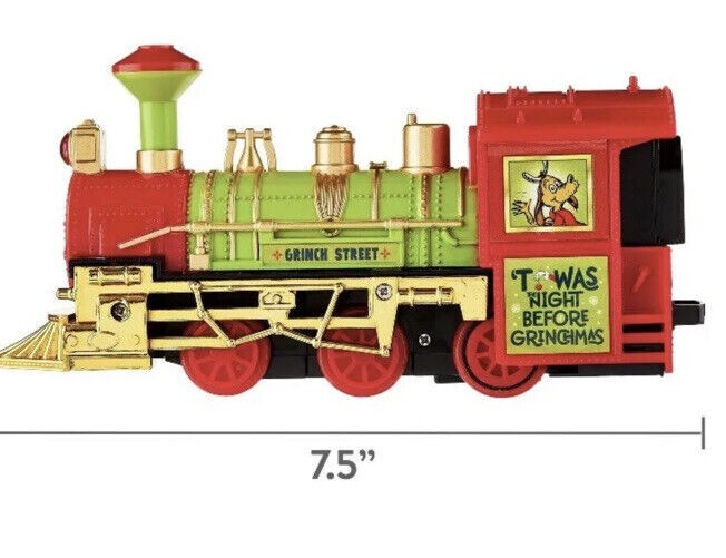 Dr. Seuss The Grinch Christmas Holiday Express Play Train Set - 12 ...