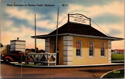 Main Entrance to Gunter Field, AL Vintage Postcard T60 | eBay