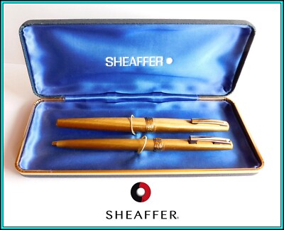 Set of Fountain & Ballpoint Pen Lady SHEAFFER 630, 14k Medium Nib ...
