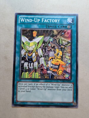 Wind-Up Factory - TU08-EN016 - Common Yugioh - LP | eBay