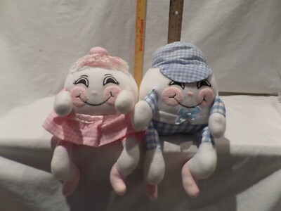 MR. & MRS. *HUMPTY DUMPTY* PLUSH SET IN GINGHAM | eBay