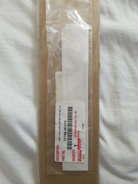 Genuine Toyota Highlander Stone Guard 75748-0e010 for sale online | eBay