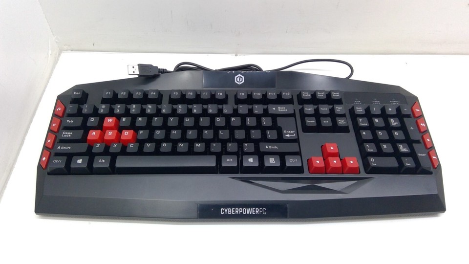 NEW CyberPowerPC multi-media gaming keyboard wired USB | eBay