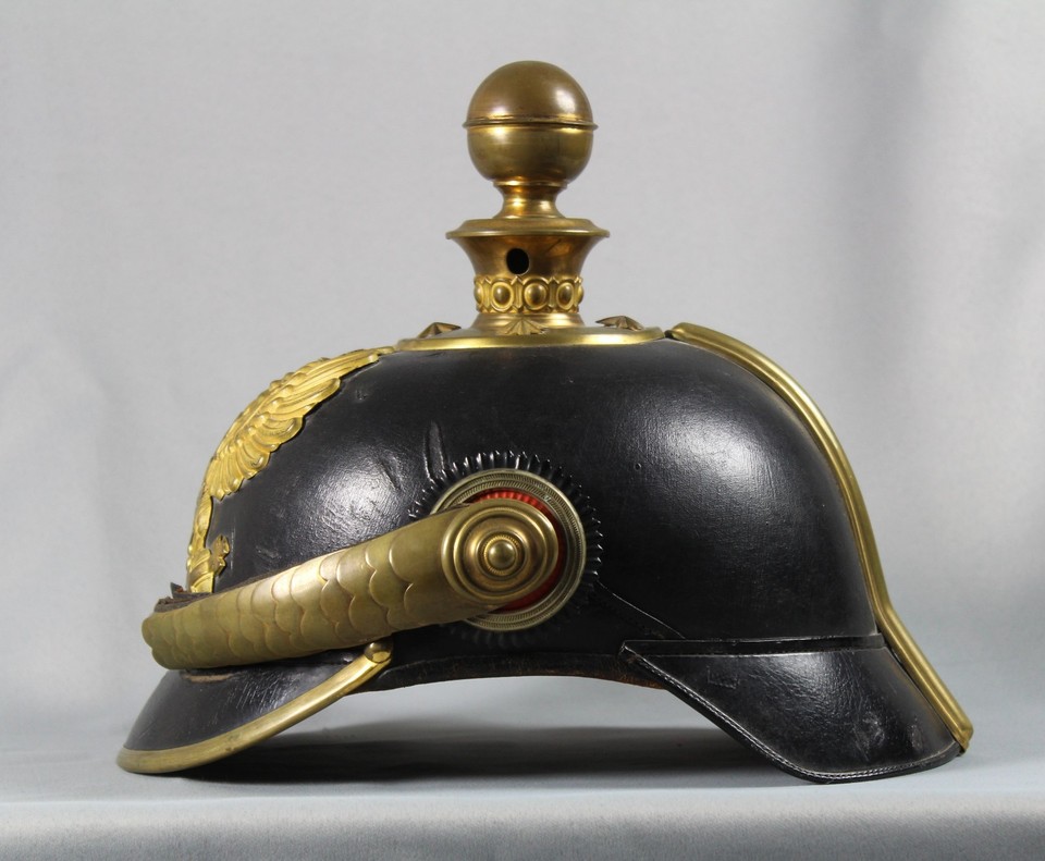 Pickelhaube 1wk helm casque a pointe spiked helmet ww1 | eBay