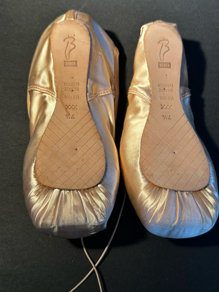 BLOCH Womens Balance European ESO 160L 3X Pink Toe Shoe Sz 7.5(10 USA ...