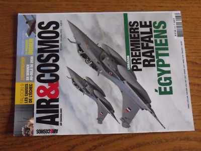 Revue Air & Cosmos N°2463 Rafale egyptiens Transport aerien Inde Falcon ...
