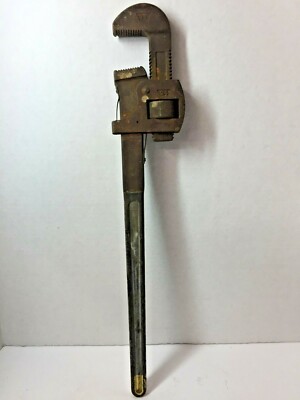 Vintage Trimo Roxbury 24 In Pipe Wrench Adjustable Tool Plumbing ...