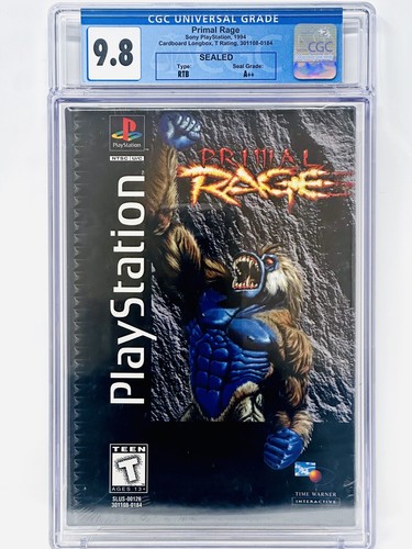 Primal Rage Sony PlayStation 1 PS1 CGC 9.8 A++ Brand New Factory Sealed ...