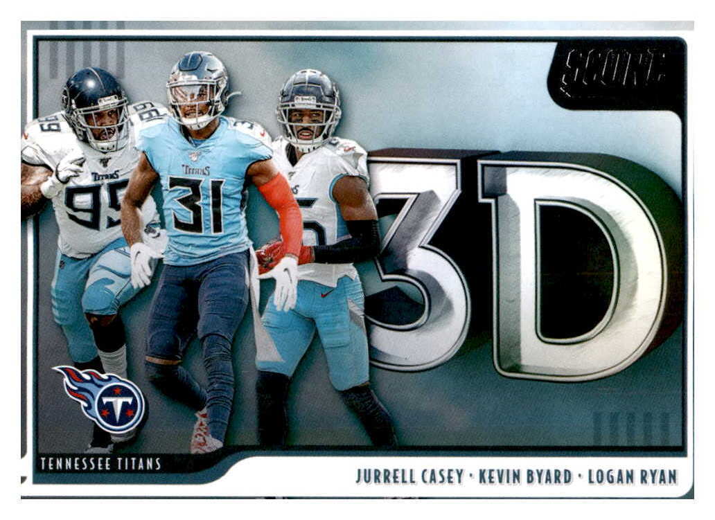 2020 Score 3D Jurrell Casey / Kevin Byard / Logan Ryan 3D-LKJ | eBay