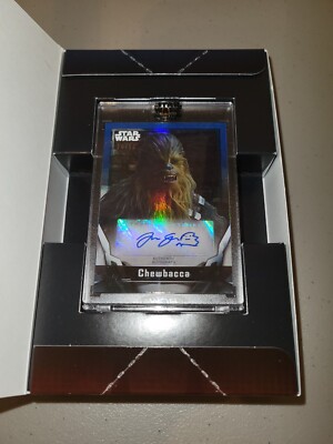 2021 Topps Star Wars Signature Series Chewbacca Autographed Card 26/50 ...