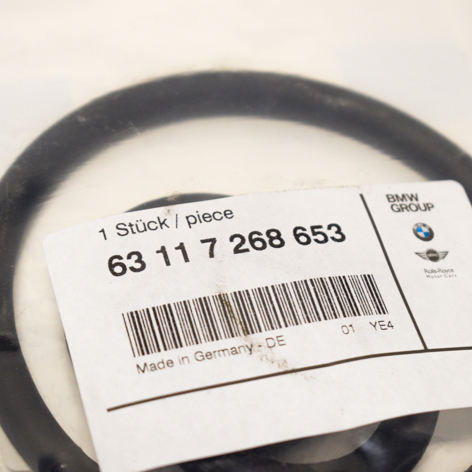 BMW 5 F10 Headlight Seal Indicator And Side Light Insert 63117268653 ...