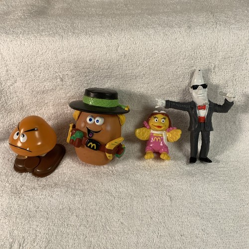McDonalds Vintage 80s McNugget Buddy Birdie Moon-Man & Goomba Rare 4 ...