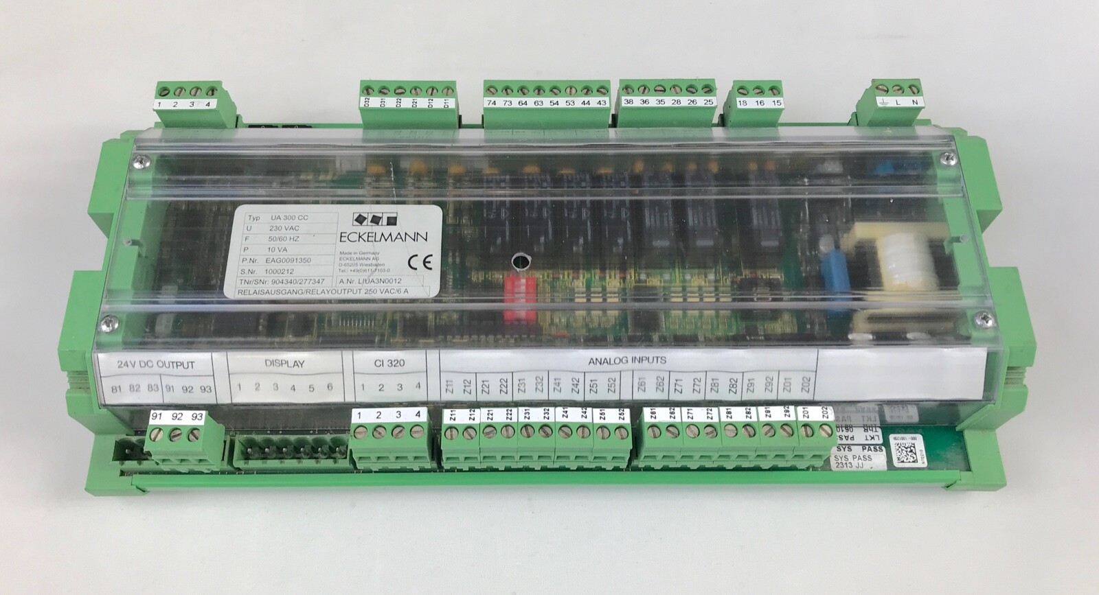 ECKELMANN UA300 CC CONTROLLER | eBay