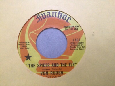 VON RUDEN The Spider And The Fly / Judy 1970 PSYCH both sides great M ...
