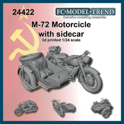 FC Model Trend 1/24 Soviet Motorcycle M72 w/Sidecar | eBay