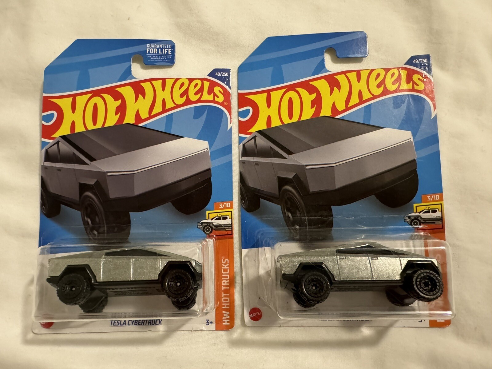 hot wheels tesla cybertruck Rare International card, and US Card | eBay