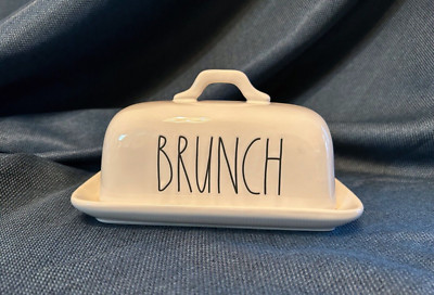 Rae Dunn “BRUNCH” Butter Dish With Lid Artisan Collection Cottage Core ...