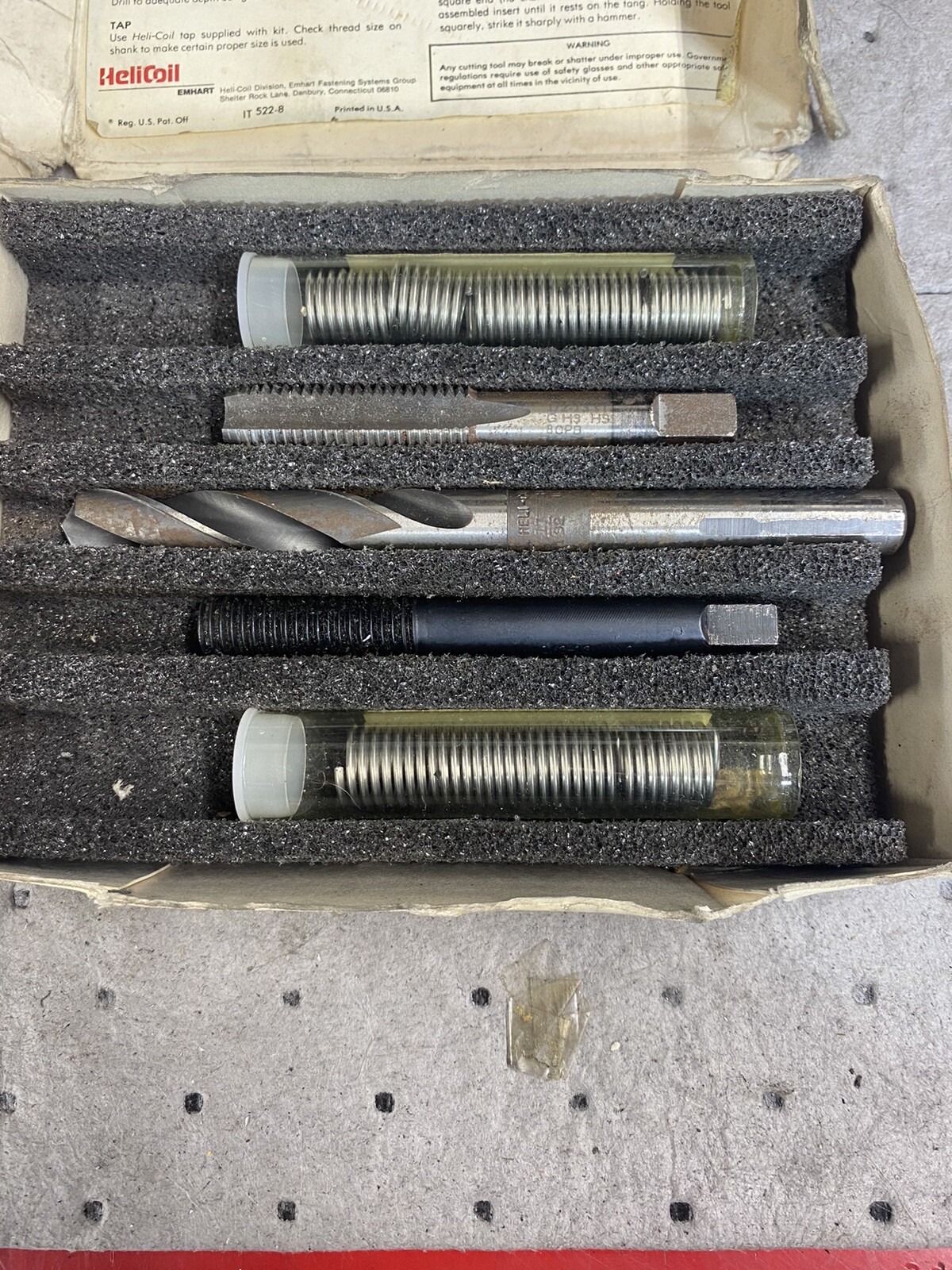 Helicoil Master Thread Repair Kit 1/2 -13 5401-8 With 10 Inserts EXC ...