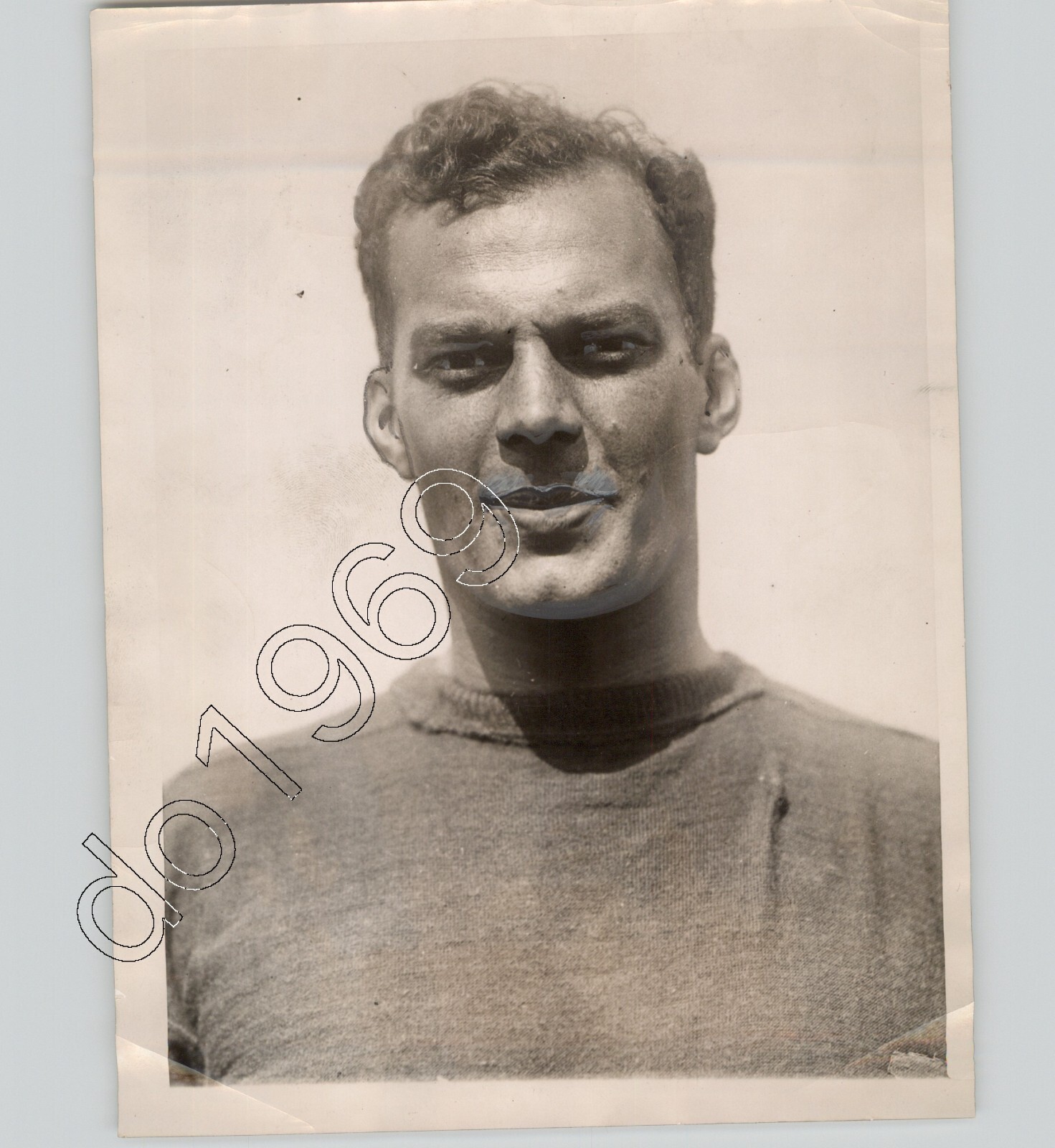 University of Pennsylvania FOOTBALL Coach Lou Young 1923 SPORTS Press ...