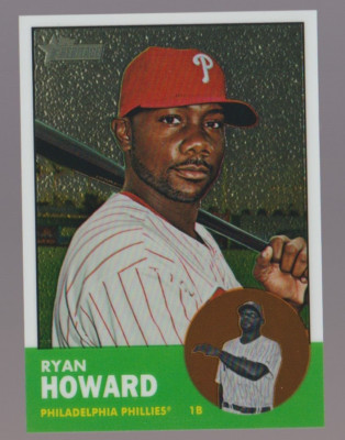 Ryan Howard 2012 Topps Heritage Chrome /1963 Phillies | eBay