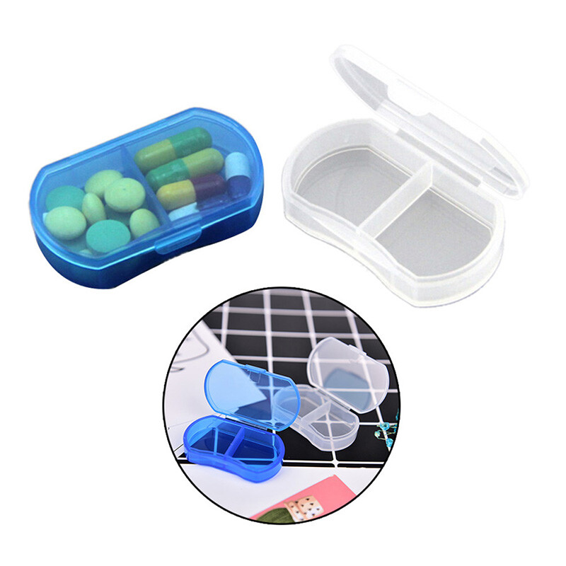 Portable Plastic Pill Box Medicine Case For Healthy Care With Temporary ...