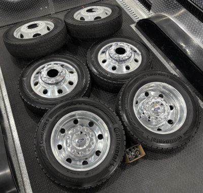 FORD F-450 Dually F-550 19.5" OEM Wheels Tires Lariat 10x225MM Rims ...