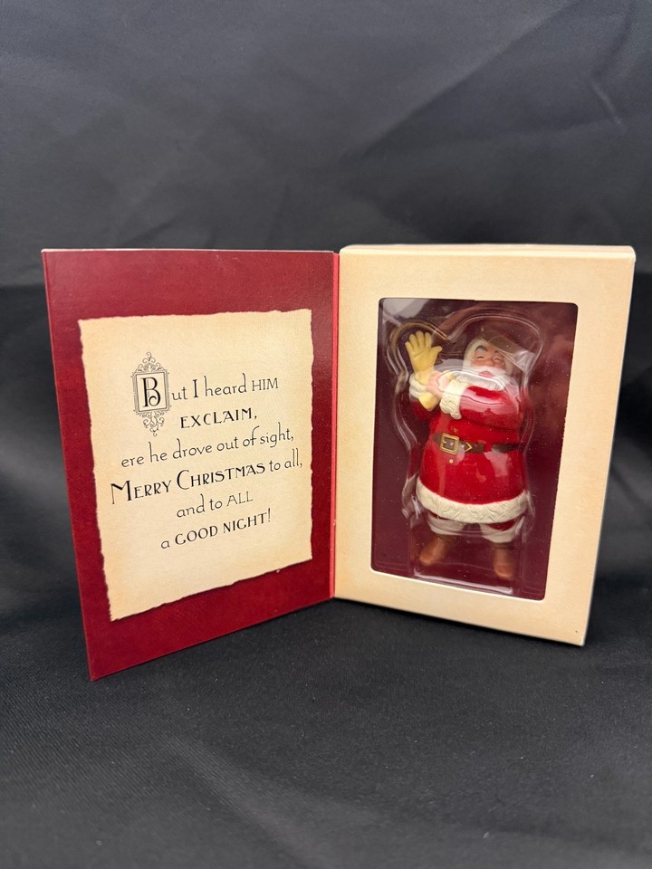 2001 Hallmark "'Twas The Night Before Christmas" Santa Clause Ornament ...