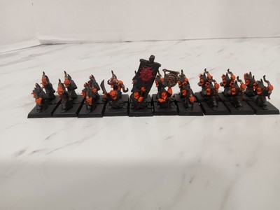 Warhammer Orcs & Goblins Army - Night Goblin Archers x20 W/ Command #2 - Painted | eBay